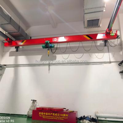 China Electric Hoist Overhead Crane with 1 Ton-10 Ton Lifting Capacity, Pendant & Wireless Remote Control, and 25 m Max. Lifting Height for sale