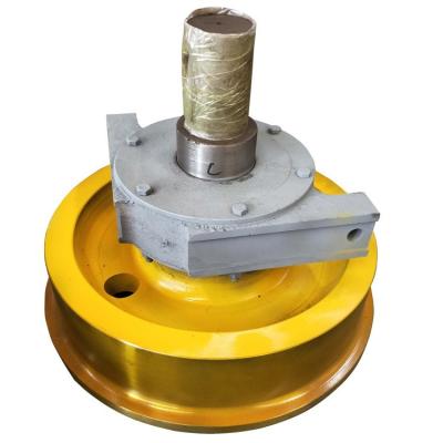 China Customizable Size High Hardness Tread Precision Measurement Crane Steel Wheel for Overhead Gantry Cranes for sale