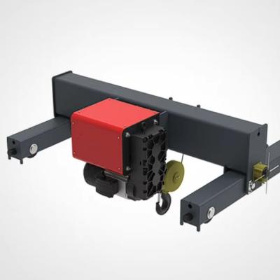 China 6 Ton Load Capacity Electric Wire Rope Hoist Fabricated to ISO GB FEM DIN BS Standards with Electric Power Source for sale