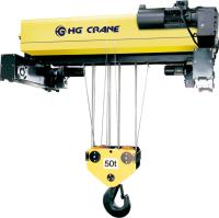 China Electric Wire Rope Hoist with 0.5 Ton Load Capacity Fabricated to ISO GB FEM DIN BS Standards and Electric Power Source for sale