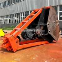China Heavy Duty 4 Rope Mechanical Clamshell Grab Bucket for Overhead Crane Gantry Port Bulk Handling for sale