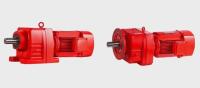 China Robust R Series Three Stage Reduction Helical Gear Reducer with High Transmission Efficiency and Hardened Gear for Engineering Machinery for sale