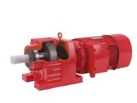 China Robust R Series Three Stage Reduction Helical Gear Reducer with High Transmission Efficiency and Hardened Gear for Engineering Machinery for sale