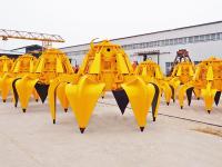 China Orange Peel Type Grab Bucket Clamshell Bucket for 5-50t Excavators with Remote Control for sale