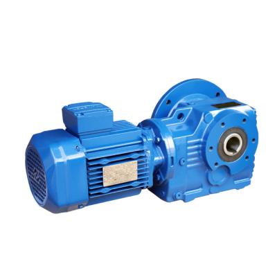 China KA37-49.79 0.37kW 90 Degree Helical Bevel Gearbox Reducer Gear Motor with High Efficiency for sale