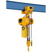 China 2T Load Capacity 380V Electric Chain Hoist Industrial Traveling Crane Lifting Machine for sale