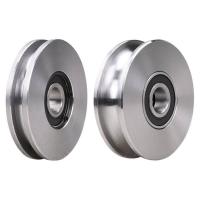 China Load-Bearing Hoist Pulley Wheel with U-Groove and Guide Pulley for Wire Rope Sheave Applications for sale