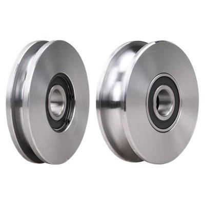 China Load-Bearing Hoist Pulley Wheel with U-Groove and Guide Pulley for Wire Rope Sheave Applications for sale