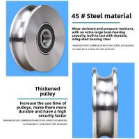 China Load-Bearing Hoist Pulley Wheel with U-Groove and Guide Pulley for Wire Rope Sheave Applications for sale