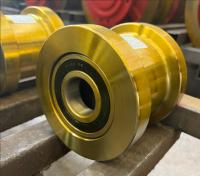 China Customized Forging Cast Iron European Type Wheel Assembly Gantry Crane Wheels for Overhead Cranes for sale
