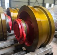China Customized Forging Cast Iron European Type Wheel Assembly Gantry Crane Wheels for Overhead Cranes for sale