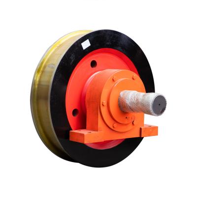 China Steel Crane Wheel with Diameter Range 300-2300mm and HB 300-350 Surface Hardness Made from ZG430-640 Cast Steel for Overhead and Gantry Cranes for sale