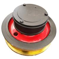 China Steel Crane Wheel with Diameter Range 300-2300mm and HB 300-350 Surface Hardness Made from ZG430-640 Cast Steel for Overhead and Gantry Cranes for sale