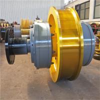 China Cast Iron Crane Wheel with HB 300-350 Surface Hardness and ZG430-640 Cast Steel for Gantry Crane Components for sale