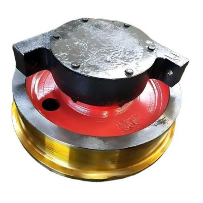 China Heavy Duty Cast Steel Forged Driving Wheel, 250/315/350/400/500mm Diameter, Active and Passive Wheel Sets for Lifting Crane Equipment for sale