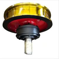 China Heavy Duty Cast Steel Forged Driving Wheel, 250/315/350/400/500mm Diameter, Active and Passive Wheel Sets for Lifting Crane Equipment for sale