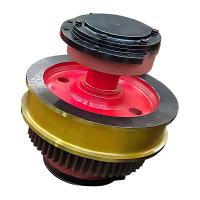 China High Strength Cylindrical Crane Wheel Set, Quenched & Wear-Resistant, for Single/Double Girder & Container Cranes for sale