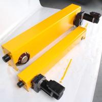 China Heavy Duty LD300 European Standard End Carriage with Double Flanged Cast Steel Wheel for 10t Single Girder Bridge Crane for sale