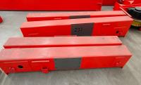 China Heavy Duty 300mm Double Flanged Crane Wheel for 5 Ton 1-3M Span Crane Trolley Traveling End Carriage for sale