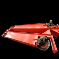 China Heavy Duty 10T Capacity European Standard QD Type Crane End Beam for Single Girder Bridge Crane for sale