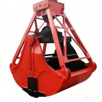 China Durable Heavy Duty Four Rope Grab Bucket for 25 Cubic Meter Mining Handling for sale