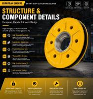 China Hot Rolled Steel Crane Pulley | Heavy Lifting Wire Rope Sheave | YourBrand for sale