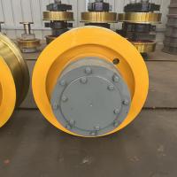 China 1000 mm High-Strength Forged Steel Crane Wheel Set with Custom Bore & Tread for Overhead Cranes for sale