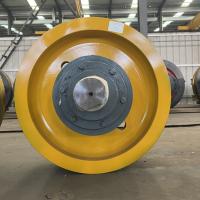 China 1000 mm High-Strength Forged Steel Crane Wheel Set with Custom Bore & Tread for Overhead Cranes for sale