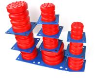 China Wholesale Made in China Crane Buffer Pads JHQ-C Type Polyurethane Rubber for sale