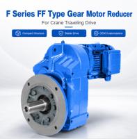China Compact FF Series Flange Mounted Parallel Shaft Reduction Motor High Efficiency Helical Gearbox for Industrial Machinery for sale