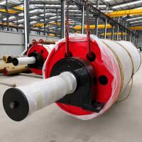 China Steel Spiral Groove Wire Rope Drum Smooth Rope Arrangement for Double Girder Overhead Crane Trolley, OEM Custom Q345B Crane Hoist Drum for sale