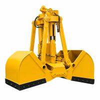 China Heavy Duty Wireless Remote Control Double Shell Clamshell Grab for Port Wharf Bulk Cargo Handling & River Dredging for sale