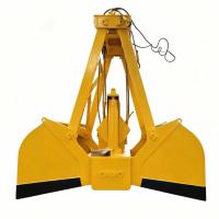 China Heavy Duty Wireless Remote Control Double Shell Clamshell Grab for Port Wharf Bulk Cargo Handling & River Dredging for sale