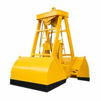China Heavy Duty Wireless Remote Control Double Shell Clamshell Grab for Port Wharf Bulk Cargo Handling & River Dredging for sale