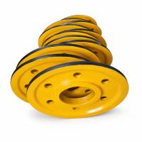 China Heavy Duty Cast Steel 300mm Crane Pulley Block for Overhead Crane Lifting for sale