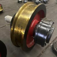 China Anti-rust Coating High-Strength Forged Materials Precision Heat-Treated Crane Wheel for Overhead Cranes for sale