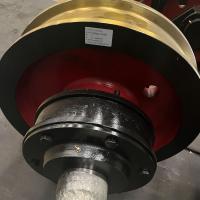 China Forged Steel Crane Wheels with High Corrosion Resistance and Tapered Roller Bearing for Heavy Duty Applications for sale