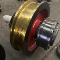 China Forged Steel Crane Wheels with High Corrosion Resistance and Tapered Roller Bearing for Heavy Duty Applications for sale