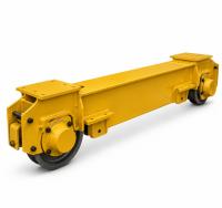 China Heavy Duty Q345B Steel End Truck with Forged Wheels for 5 ton 10 ton Bridge Crane for sale