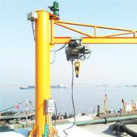 China Custom Movable Mini Electric Jib Crane with 360° Rotation and Floor Mounted Design for sale