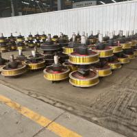 China Anti-rust Coating High-Strength Forged Materials Precision Heat-Treated Crane Wheel for Overhead Cranes for sale