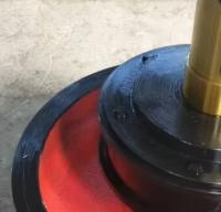 China Forged Alloy Steel Single Flange Crane Wheel with Precision CNC Machining and Heat-Treated for Gantry Cranes for sale