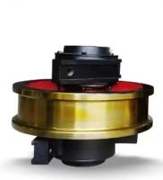 China Forged Alloy Steel Single Flange Crane Wheel with Precision CNC Machining and Heat-Treated for Gantry Cranes for sale