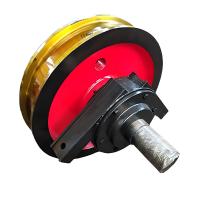 China Forged Alloy Steel Heavy Duty Load Bearing Wheel with Precision CNC Machining and 600 mm Diameter for Industrial Material Carts for sale