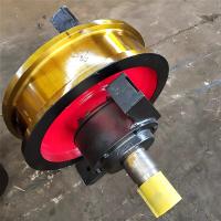 China Forged Alloy Steel Heavy Duty Load Bearing Wheel with Precision CNC Machining and 600 mm Diameter for Industrial Material Carts for sale