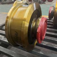 China Thickened Flange Crane Wheel with Forged Alloy Steel and Precision CNC Machining for Enhanced Safety for sale
