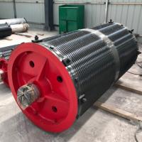 China Fully Assembled Wire Rope Drum with Precision-Machined Rope Grooves and High-Strength Steel Construction for sale