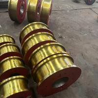 China Heat Treated ISO 9001 Certified Crane Wheels with Tapered Roller Bearing for Smooth Crane Operations for sale