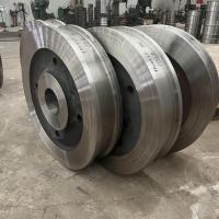 China Heat Treated ISO 9001 Certified Crane Wheels with Tapered Roller Bearing for Smooth Crane Operations for sale