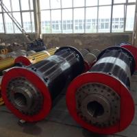 China Heavy Duty Forged Steel Wire Rope Drum Overhead Bridge Crane Hoisting Drum Custom Q345B Welded Rope Drum For Double Girder Overhead Crane for sale